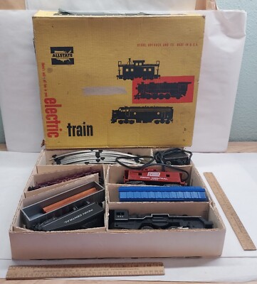ALLSTATE electric train set - 9735 - SEARS, ROEBUCK & CO. - MARX trains ...
