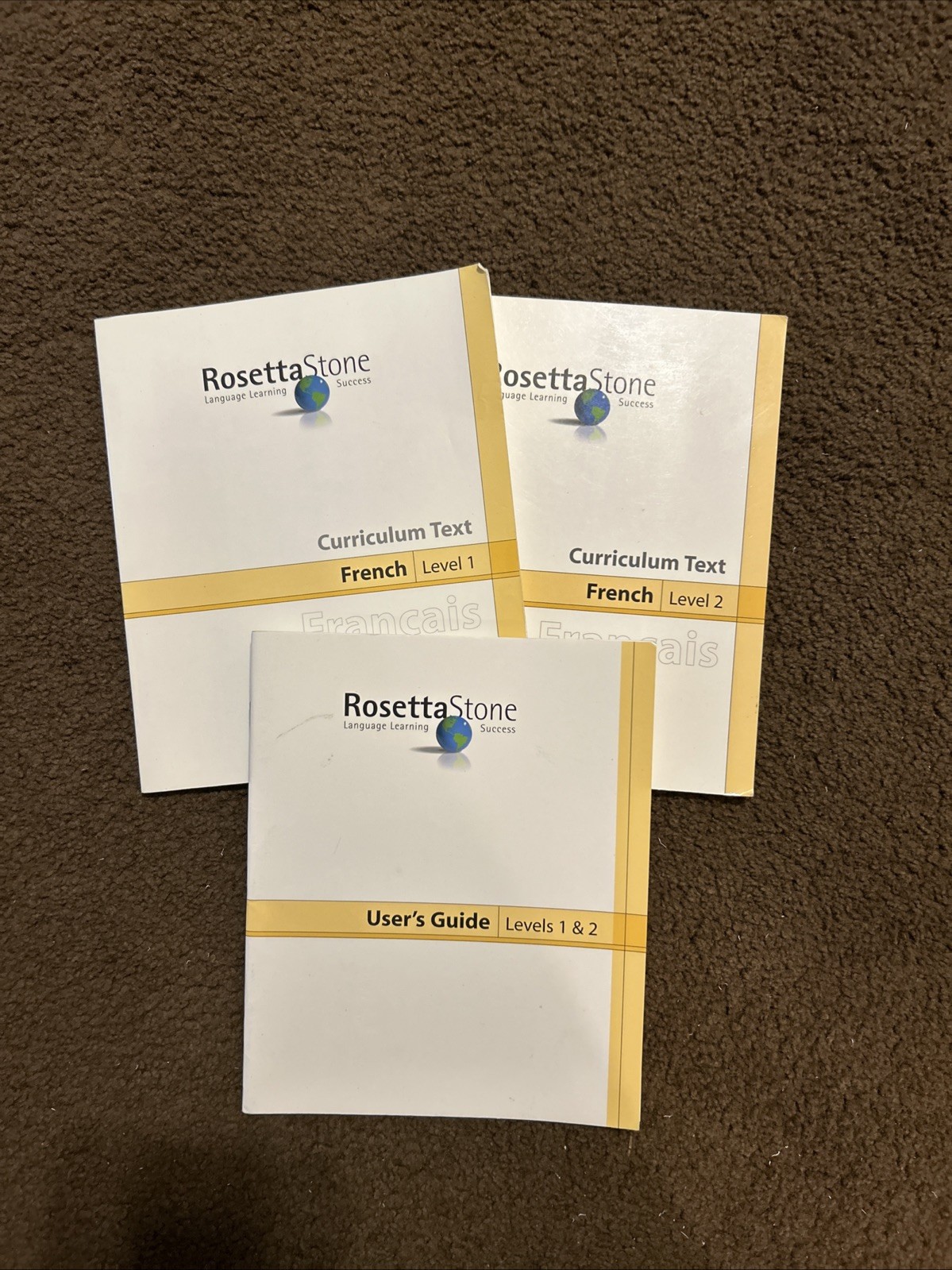Rosetta Stone: French Text Levels 1 & 2, User’s Guide Level 1 & 2 | eBay