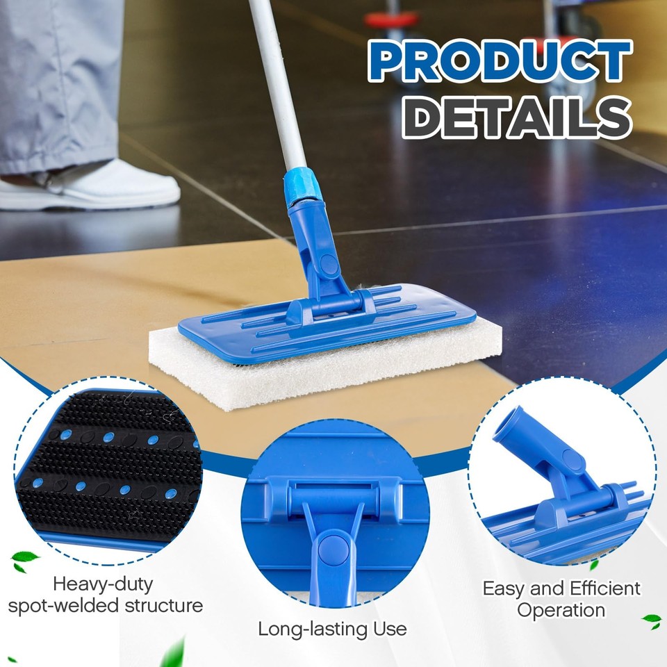 10 Pack Utility Pad Holder 9" x 3.75" Threaded Swivel Universal ...