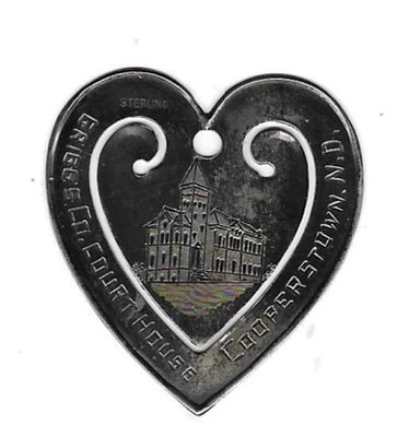 Sterling Book Mark - Engraved Griggs Co. Courthouse (bldg ...