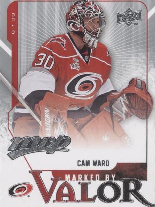 2008-09 Upper Deck MVP - Marked by Valor Cam Ward #MV4 for sale online ...