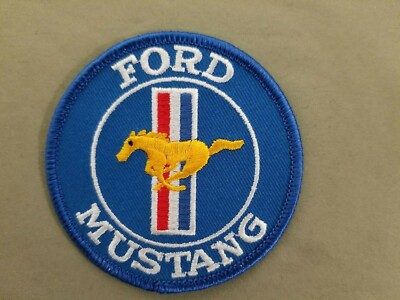 Ford Mustang Embroidered Iron On Automotive Patch. | eBay