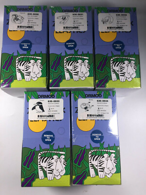ORMCO Zoo Pack Elastics Dental Clear Yellow 5000/Box 3.5OZ 1/8 3/16 1/4 ...