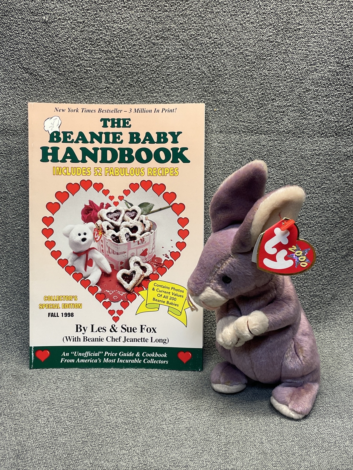 TY Springy The Bunny 2000 Beanie Baby Beanie Baby Handbook KG | eBay