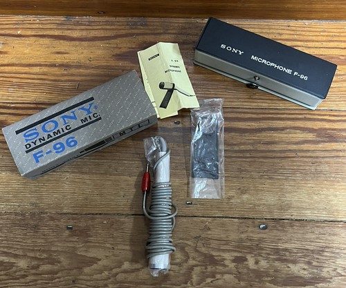 Vintage Sony F-96 Dynamic Microphone - NEW mic | eBay