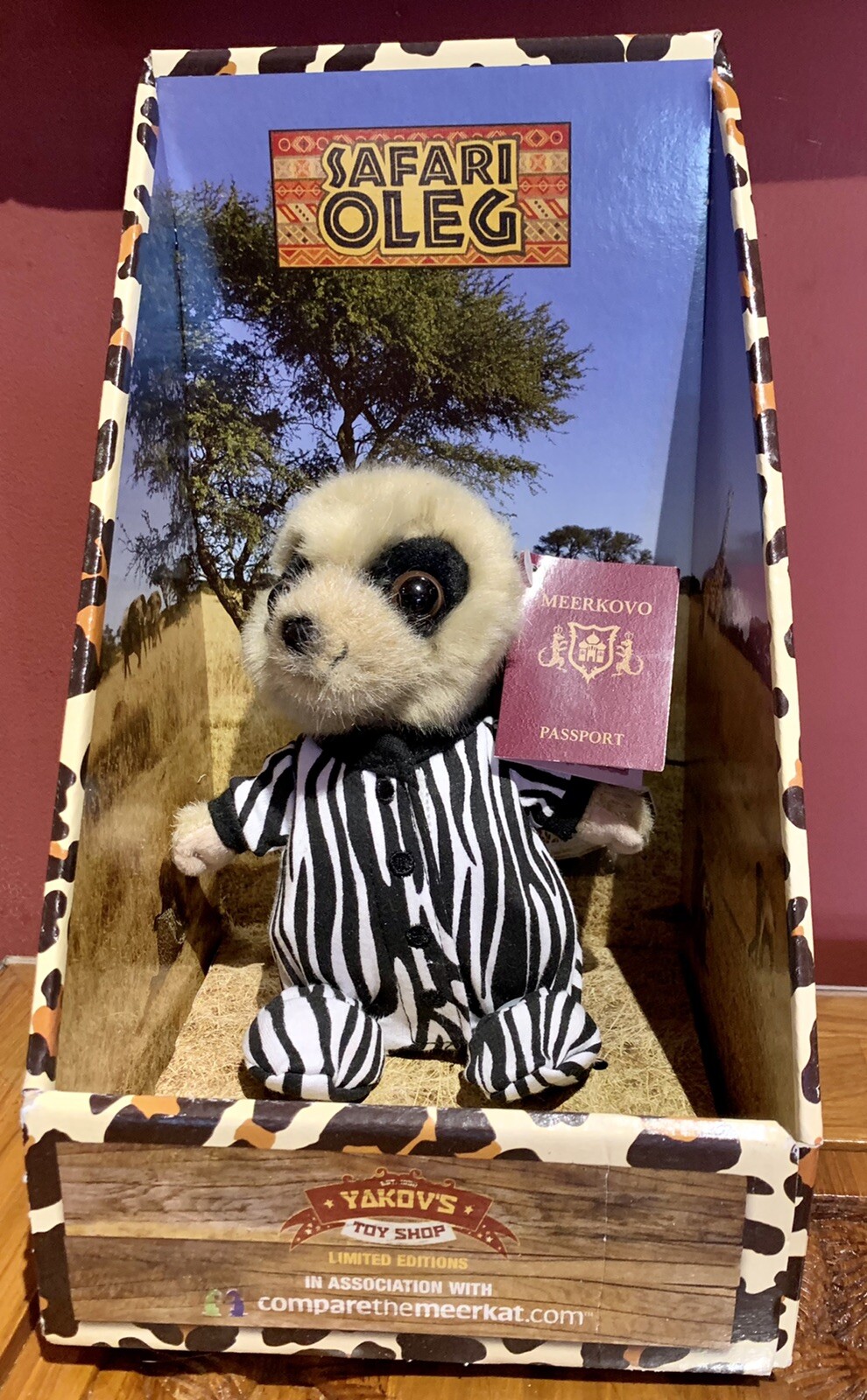 Meerkat Safari Oleg Compare The Market Soft Toy | eBay