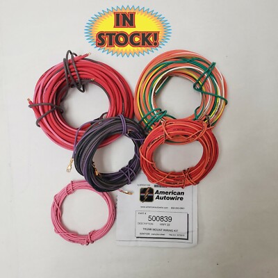 American Autowire 500839 - Highway 22 Wiring Kit Trunk Mounted Optional ...