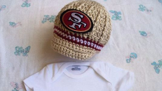 49ers Crochet Hat