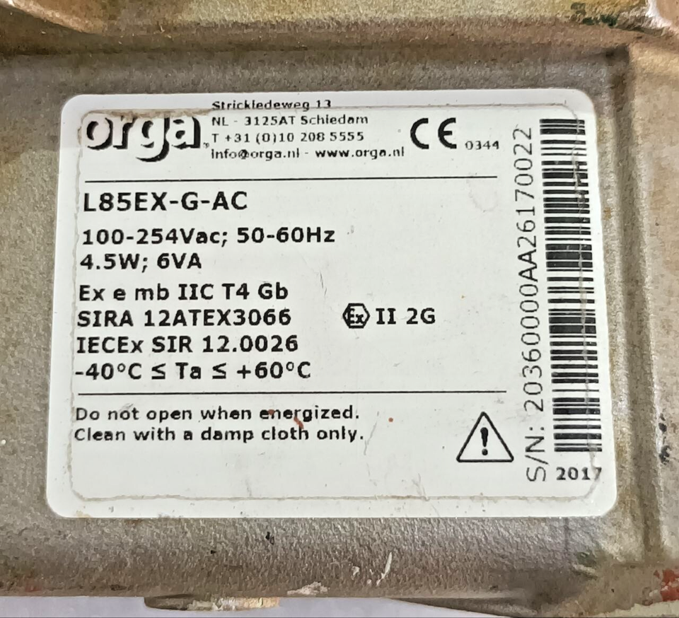 Orga L85EX-G-AC Explosion Proof LED Helideck Perimeter Light Used Fast ...