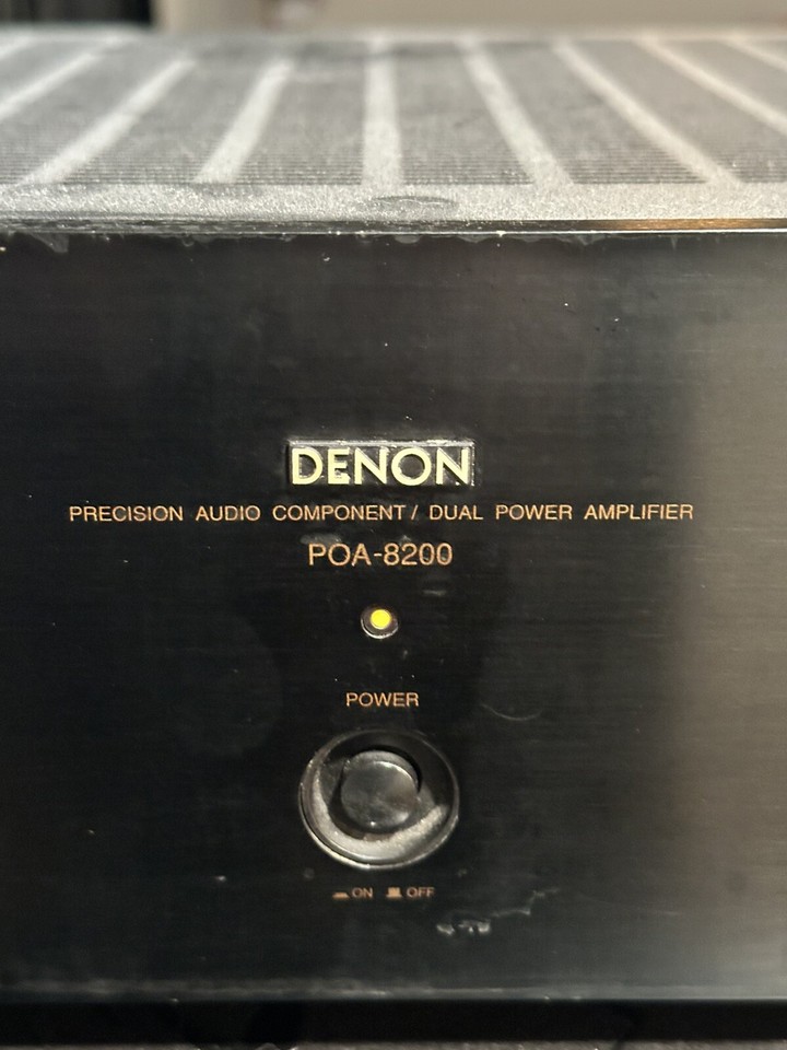 Denon POA-8200 Power Amplifier Stereo 2 Channel Digital Amplifier ...