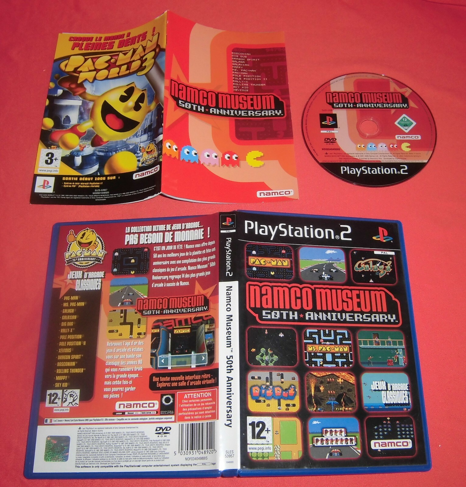 Namco Museum 50th Anniversary PlayStation 2 PAL - Prix - Photo ...