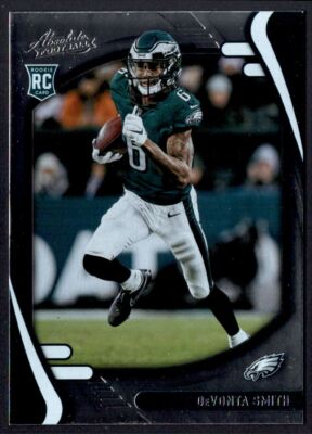 DeVonta Smith 2021 Panini Absolute Rookie Card RC #107 Philadelphia ...