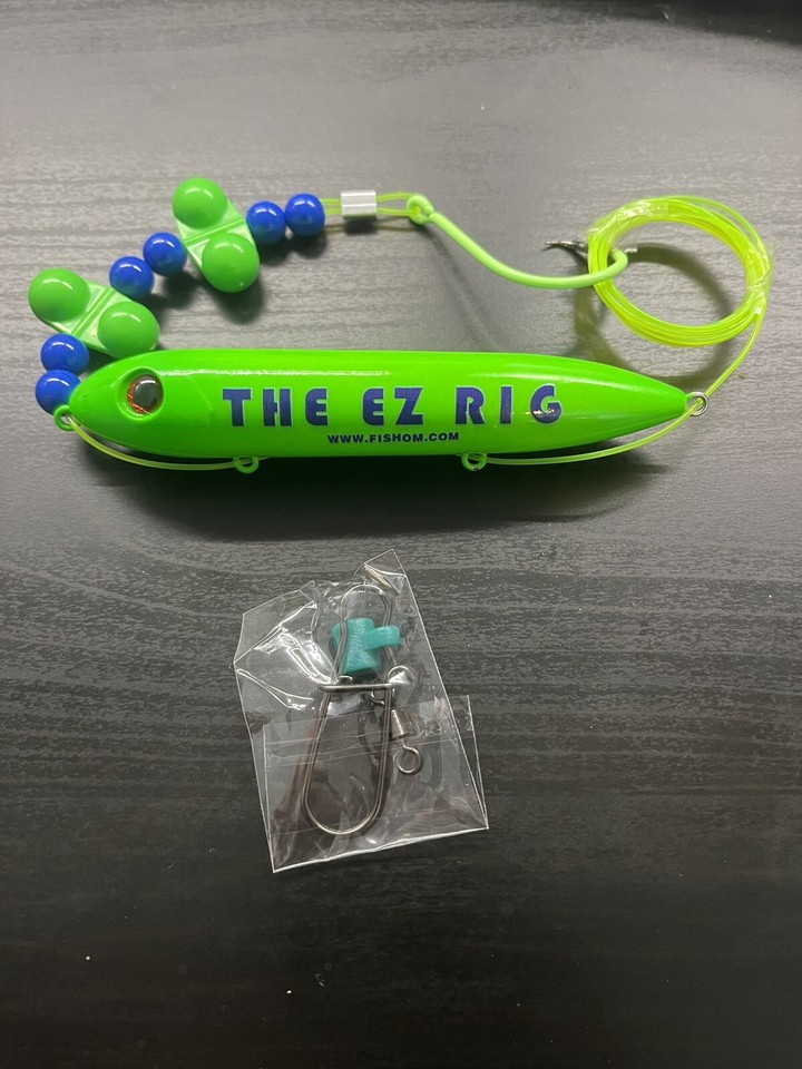 THE EZ RIG Catfish Float Rig Tackle Rattle Santee 10/0 100LB Line 1pc ...