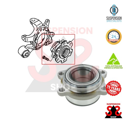 Rear Axle Wheel Hub Suit MITSUBISHI Pajero 3.2 4WD (V98W) PAJERO IV (V8 ...