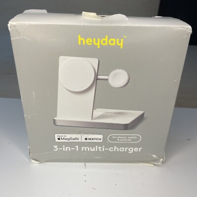 Heyday 3-in-1 Multi Charger For Apple Products Phone, Watch & Earbuds ...