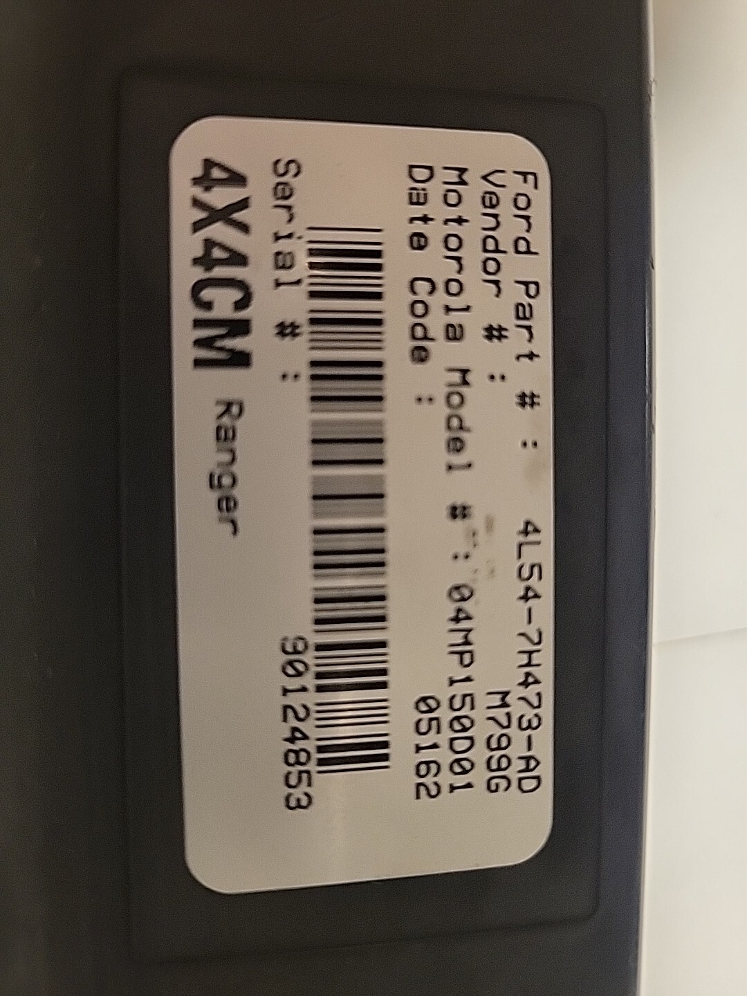 03-05 FORD RANGER EXPLORER SPORT TRAC TCCM TRANSFER CASE MODULE 4L54 ...