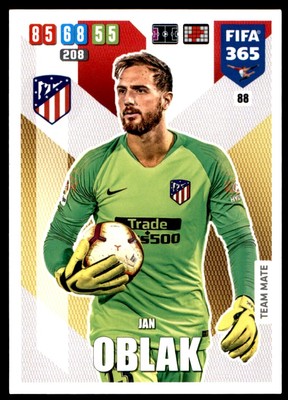Panini FIFA 365 Adrenalyn XL (2020) - Jan Oblak Atlético Madrid No. 88 ...