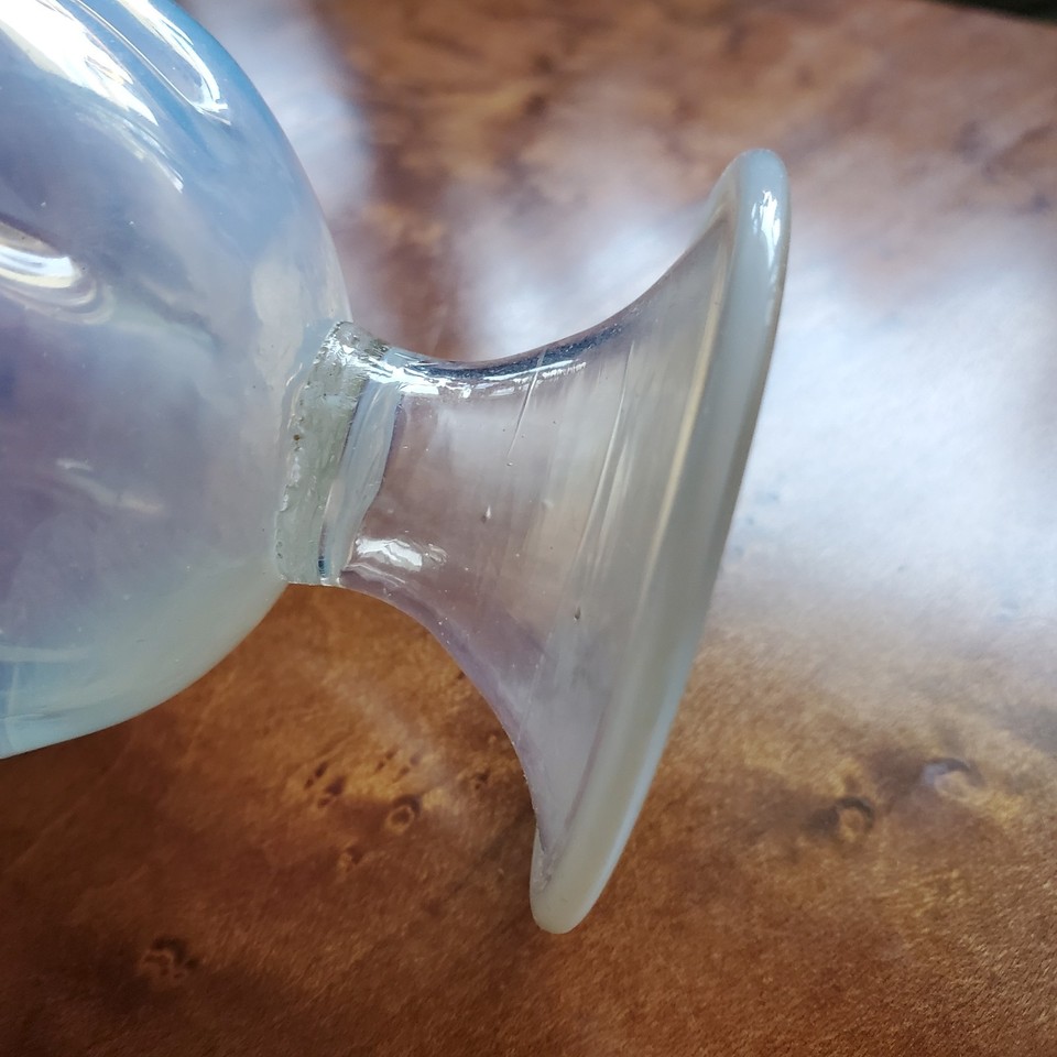 Small Early Blown Glass Goblet~Clam Broth | eBay