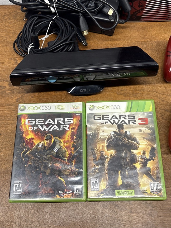 Microsoft Xbox 360 Slim Gears of War 3 Limited Edition Console Bundle ...