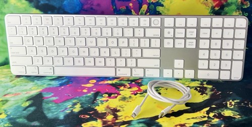 Apple Wireless Keyboard A2520 Numeric Keypad + Touch ID & Trackpad ...