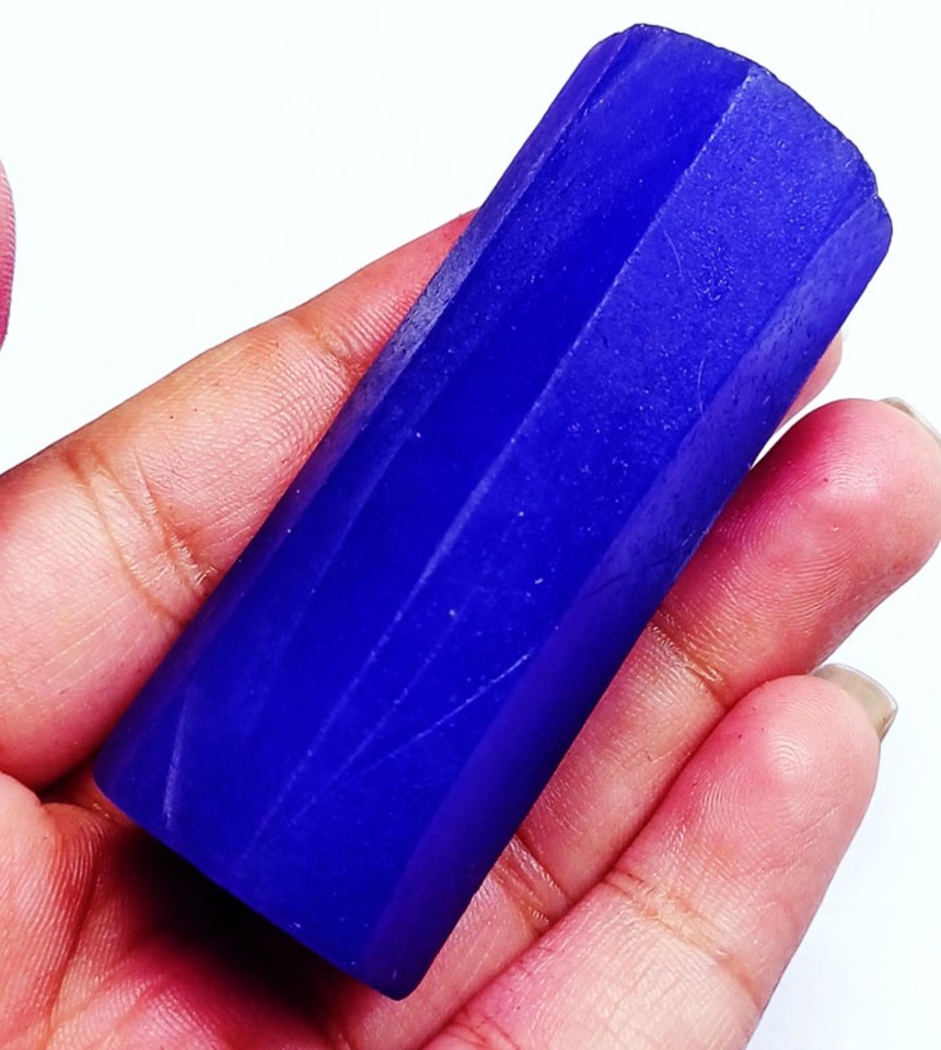 Béryl Bleu Naturel Brut 324,00 Ct Pierre Précieuse Certifiée Avec ...
