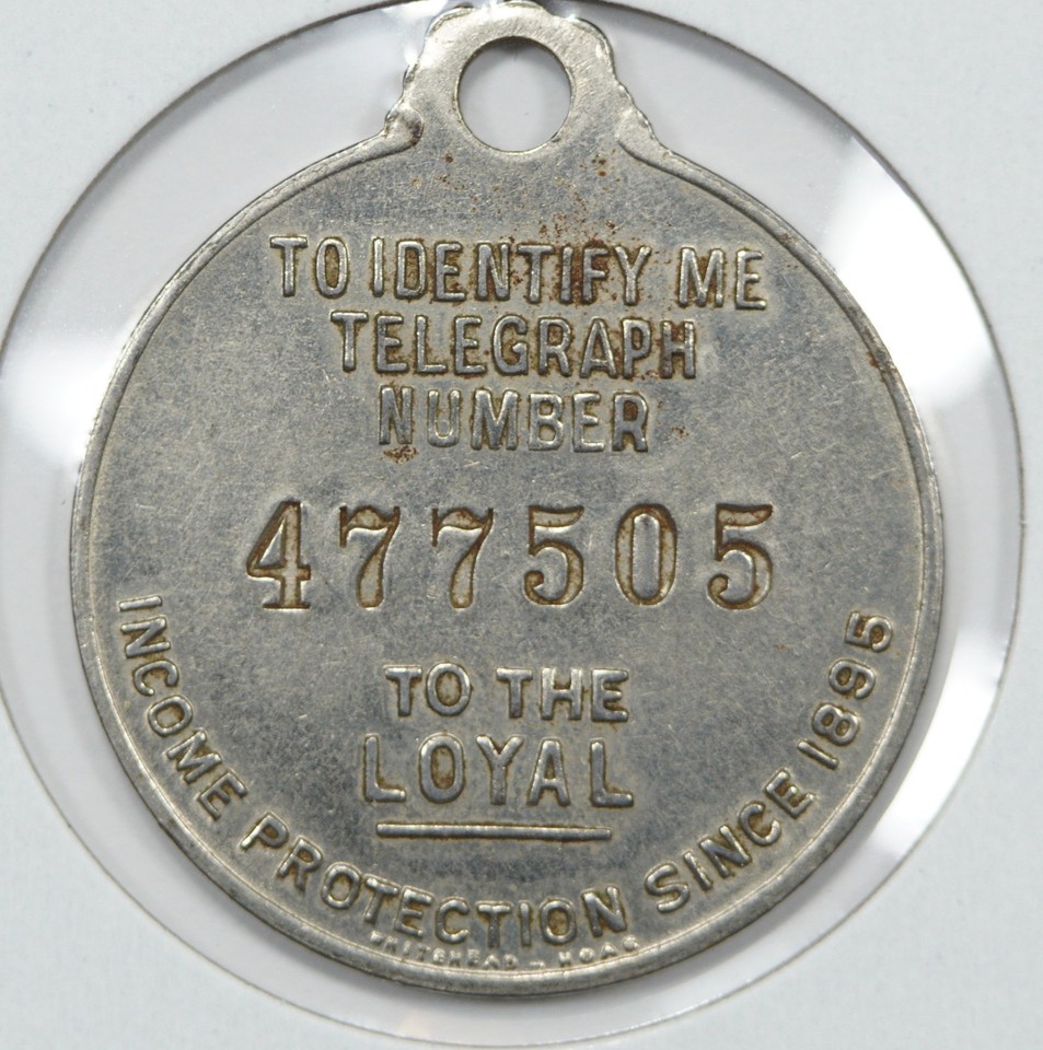 Loyal Protective Life Insurance Company Boston Massachusetts Key Fob ...