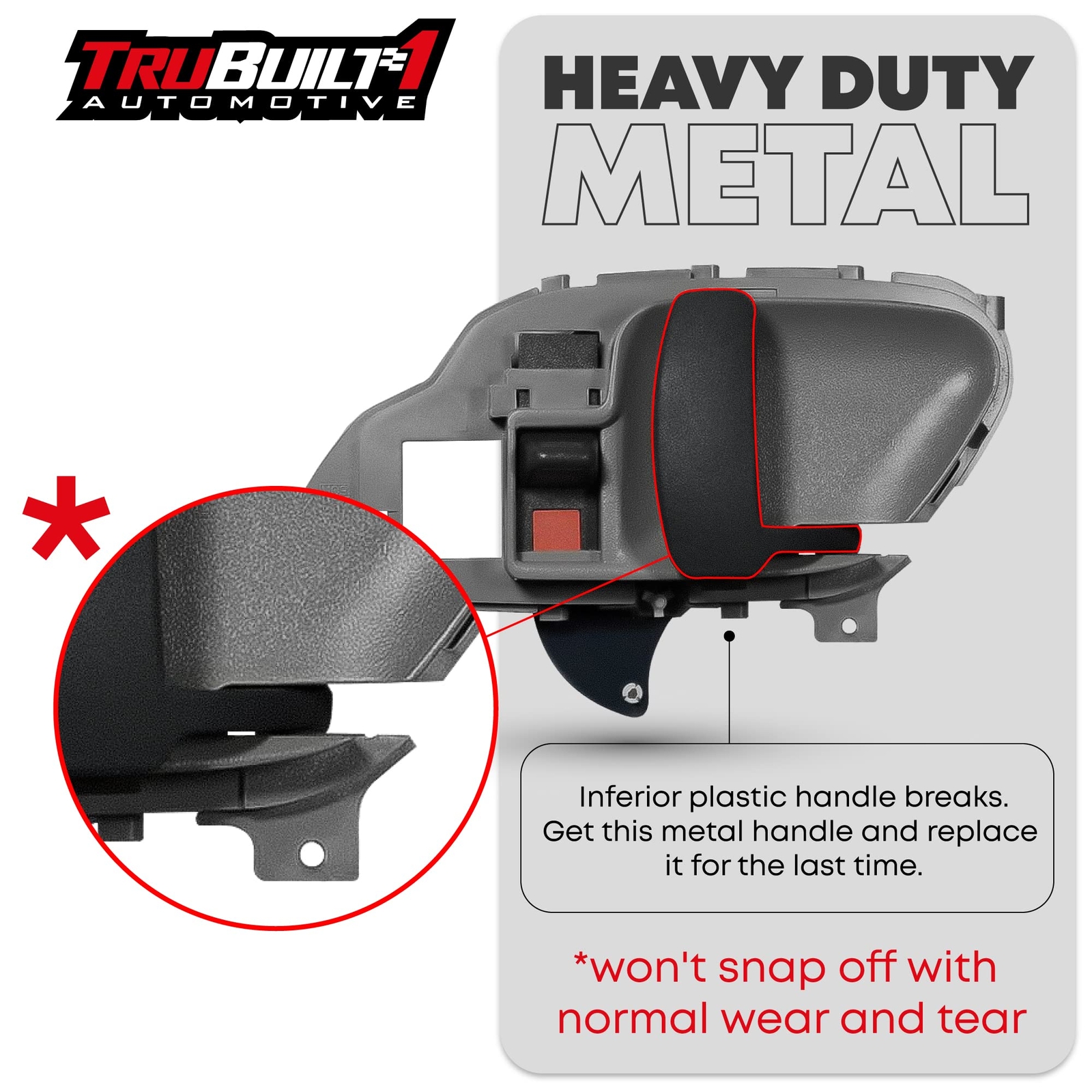 15708043 15708044 Pair Interior Left/Right Front/Rear Door Handle 95-00 ...