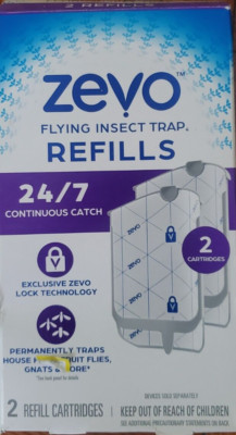 ZEVO Flying Insect Refills for Indoor Light Trap (2 Cartridges) New. | eBay
