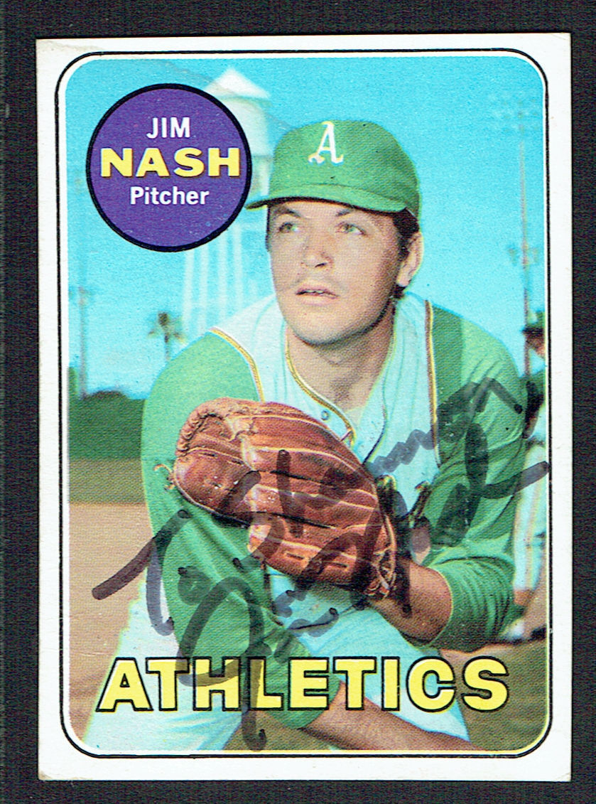 Jim Nash #546 signed autograph auto 1969 Topps Baseball Trading Card | eBay