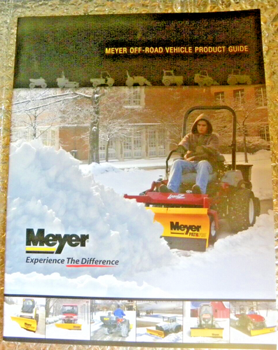 2013 Meyer Sales Factory Spec Brochure Off Road Vehicle Products Guide ...
