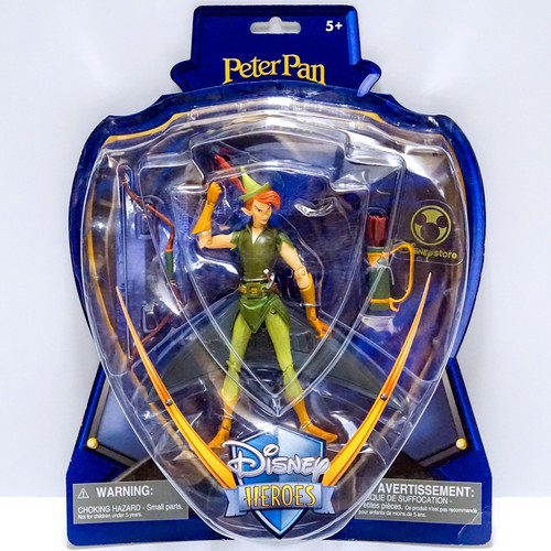 *SEALED* 2005 Disney Heroes Peter Pan Figure Disney Store Exclusive | eBay