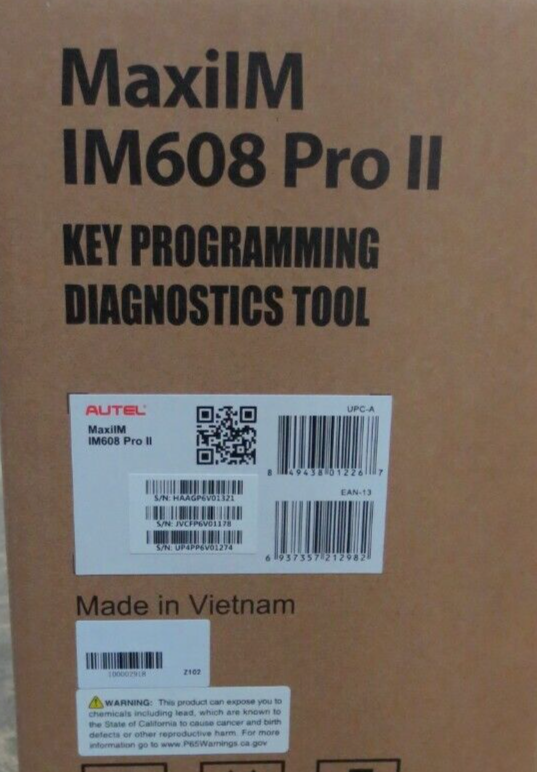 AUTEL KEY PROGRAMMING DIAGNOSTICS TOOL MAXILM IM608 PRO II + FREE GIFT ...