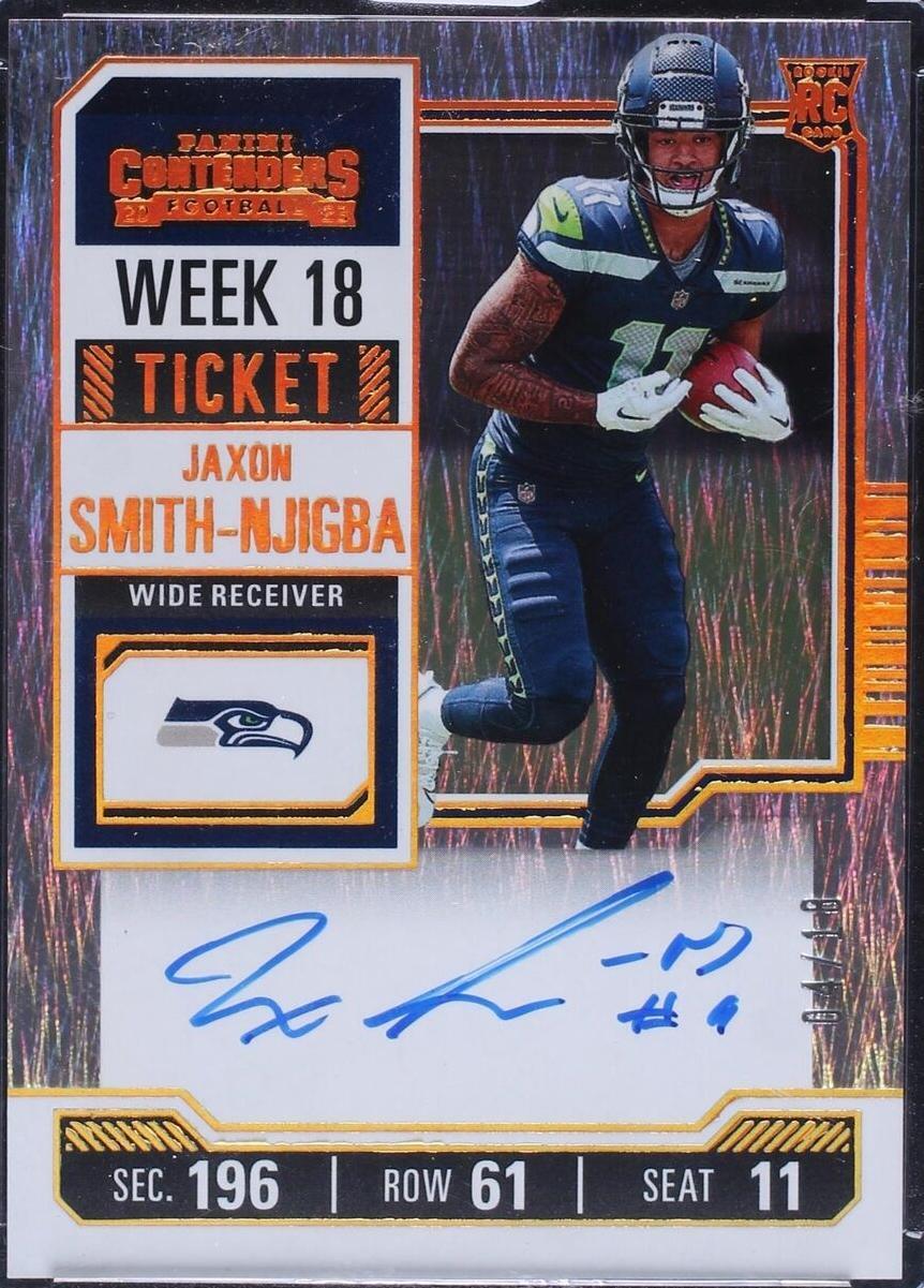 2023 Panini Contenders - Rookie Ticket RPS Jaxon Smith-Njigba #117 Week ...