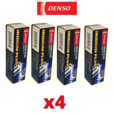 4x Denso Iridium Spark Plugs for TOYOTA YARIS I 1.3 99->05 2NZ-FE P1 ...