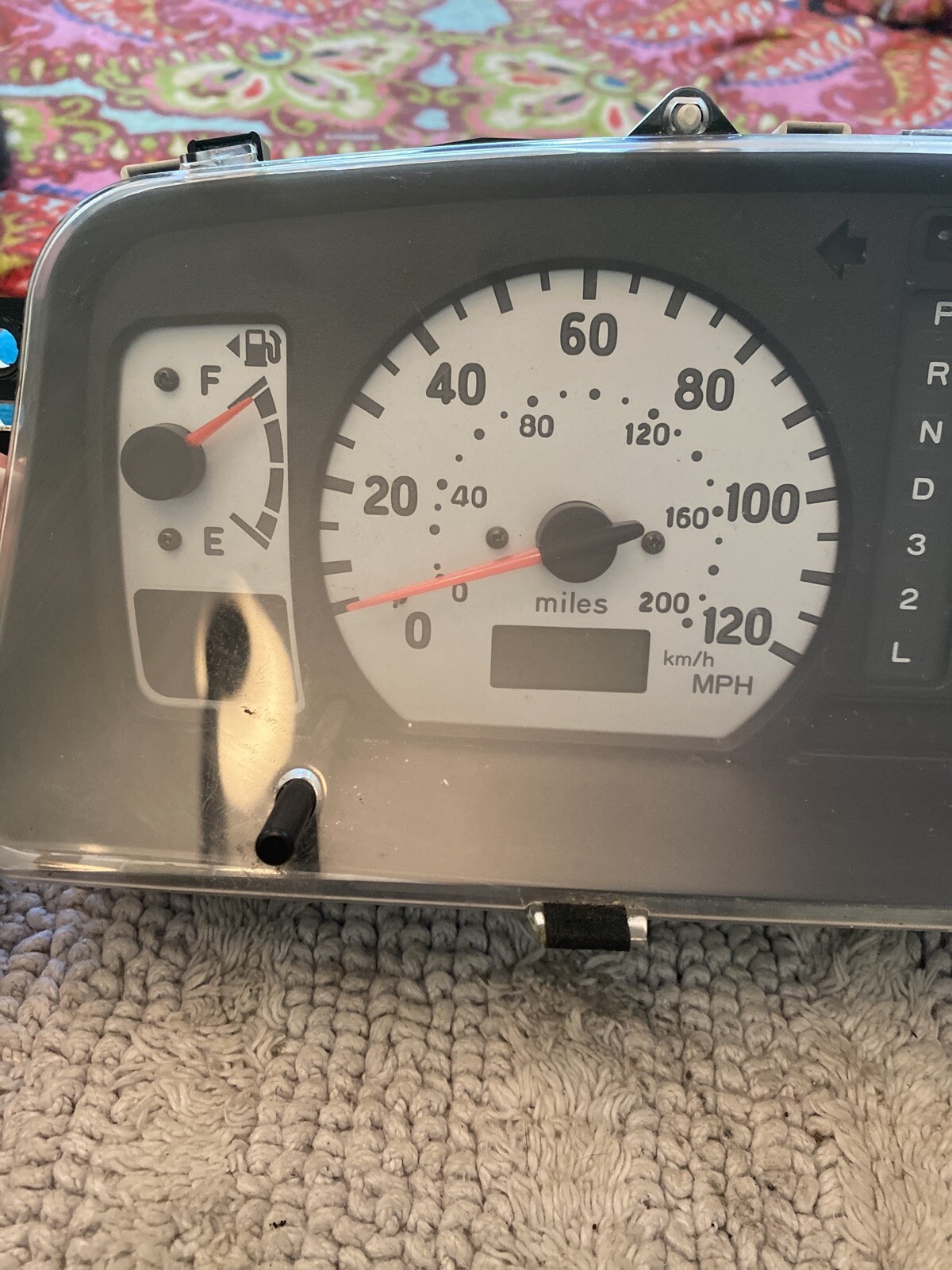 02 03 Mitsubushi Montero Speedometer Instrument Cluster UNK Miles ...