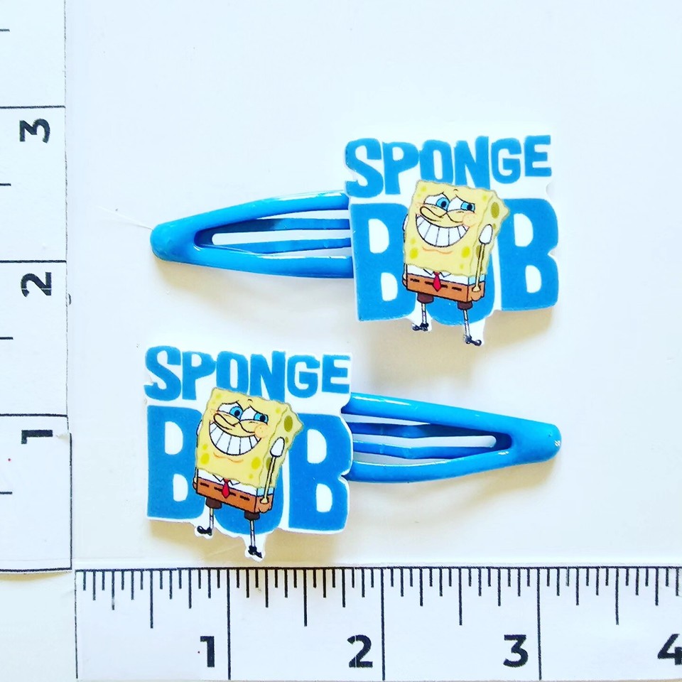 Handmade Hair Bows - Kids Shows - Spongebob #10 Hair Clips | eBay