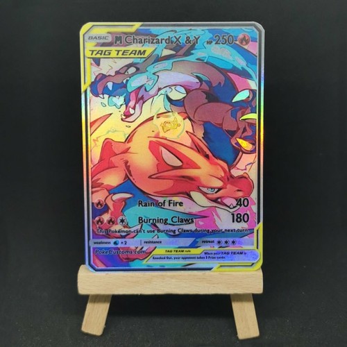 Mega Charizard X i Y Tag Team - Niestandardowa karta Pokemon | eBay