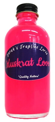 Muskrat Love Lure SheTraps Sarahs Lures 4 ounce Bottle Trapping ...