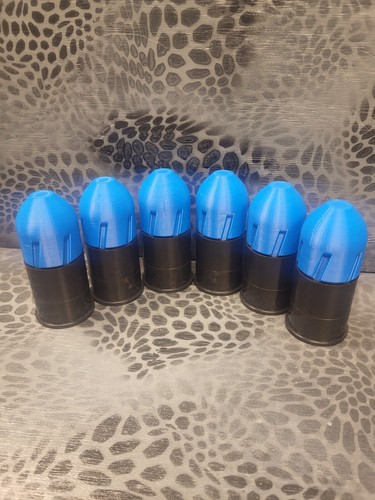 37mm training projectile complete kit. 6 pack blue | eBay