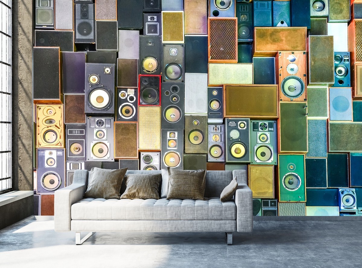 Abstract Speaker Wallpaper Speakers