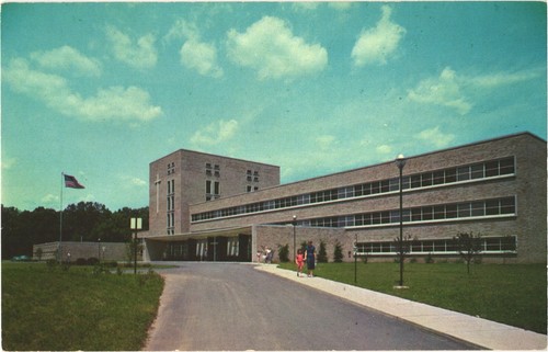 Façade of Timken Mercy Hospital, Canton, Ohio, Opened In 1952 Postcard ...