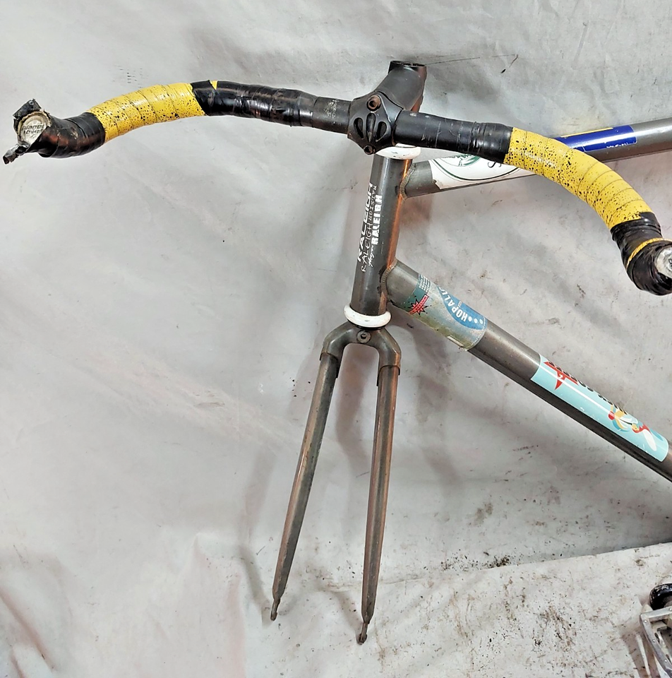 Raleigh Rush Hour Fixie Fixed Gear Road Bike Frame 59cm Large Chromoly ...
