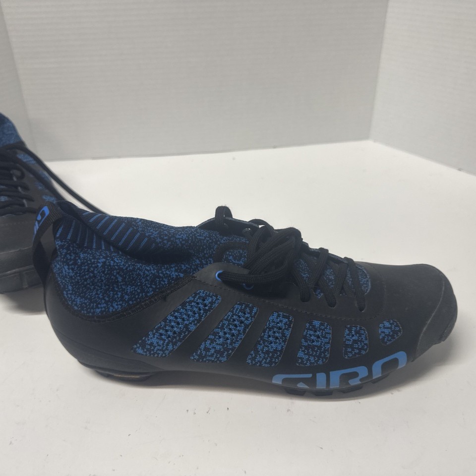 Giro Empire VR70 Knit Cycling Shoes Men’s Size 9.5 EU 42.5 Black Blue ...