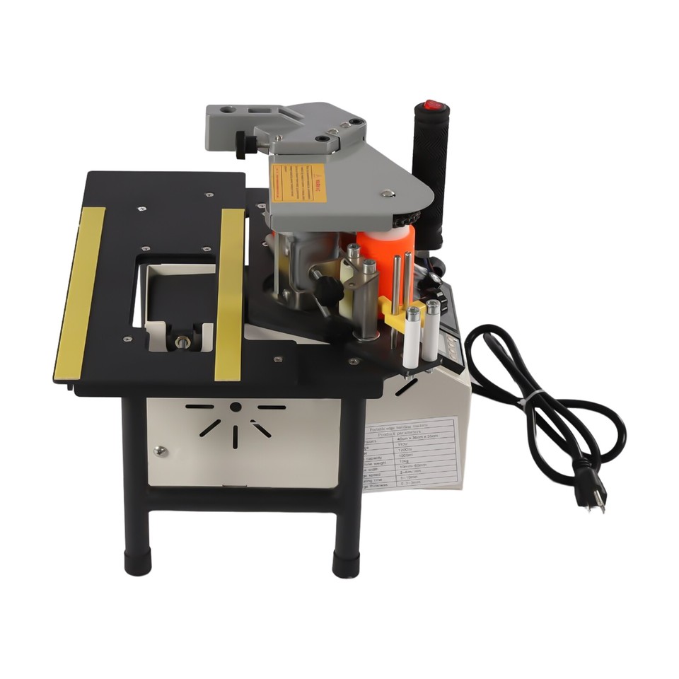 110V Woodworking Edge Bander Banding Machine Curve Straight Edge ...