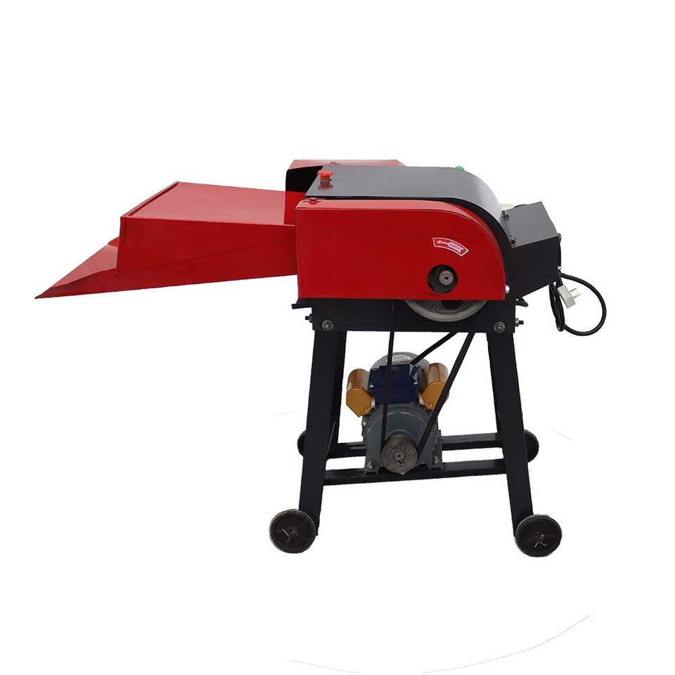 220V 6-Blade Hay Cutter Pulverizer Grass Crusher Farm Shredder 500 ...