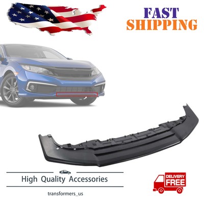 Front Lower Bumper Grille Gloss Black for 2017-2021 Honda Civic ...