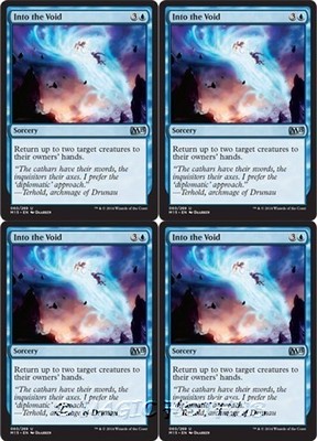 MTG - 4x INTO THE VOID - M15/Core Set 2015 (U) | eBay