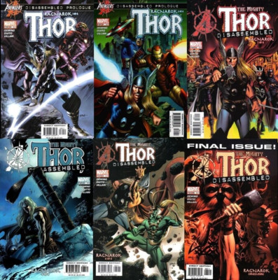 Thor Ragnarok Complete Set Mike Avon Oeming Di Vito Avengers 80-85 582 ...