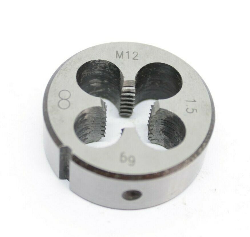 Metric Thread Cutting Die - Right Hand Round Threading Dies All Sizes ...