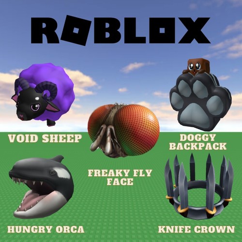 Roblox: Prime Pack - 5 Item (Void, Freaky Fly, Doggy, Hungry Orca ...